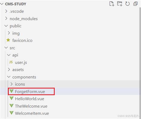 Vue3八、登录界面实现 忘记密码vue实现忘记密码功能 Csdn博客