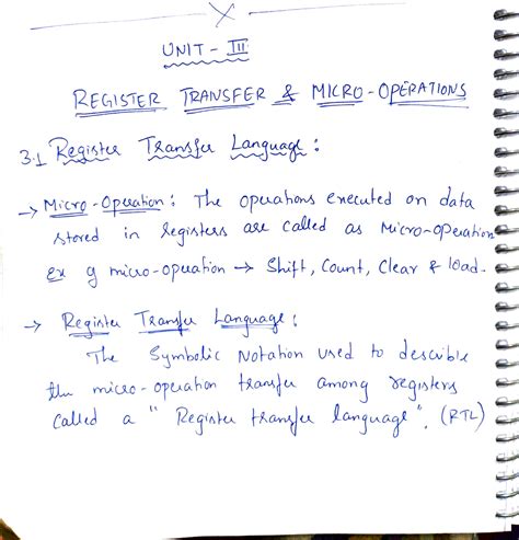 COA Unit Computer Organization And Architecture Unit Material Computer Architecture