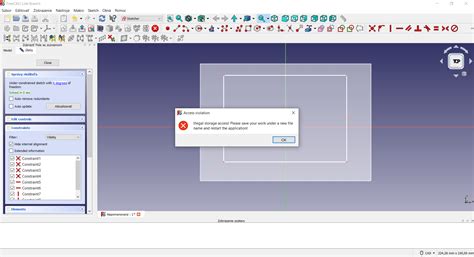 crash after selection in a sketch · issue 351 · realthunder freecad