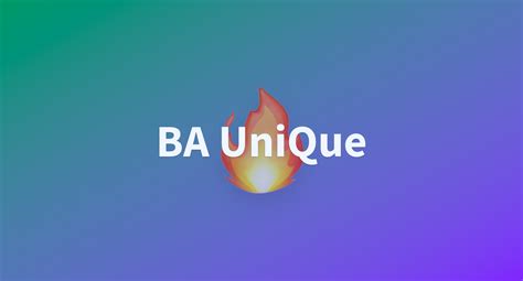 Ba Unique A Hugging Face Space By Rann192610