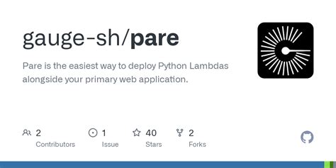 GitHub Gauge Sh Pare Pare Is The Easiest Way To Deploy Python