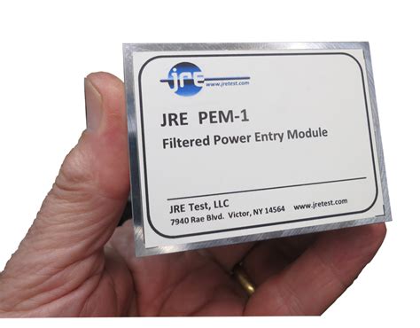 Jre Pem 1 Filtered Power Entry Module Jre Test