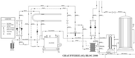 Boiler Room Schematic Layout Drawing Autocad Dwg File