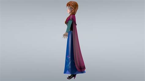 Anna Frozen 3d Model Turbosquid 1314474