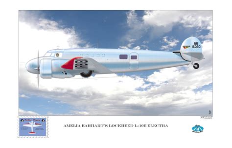 Amelia Earharts Lockheed L 10e Electra Strata Aviation Arts