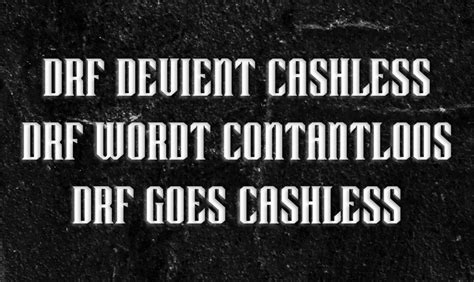 Drf Wordt Contantloos Durbuy Rock Festival