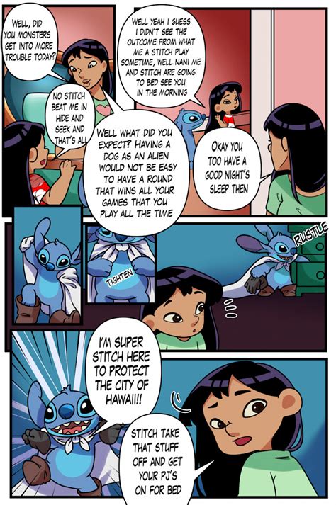 Lilo And Stitch Comic Page 8 The Mysterious Suit By Superspyro45 On