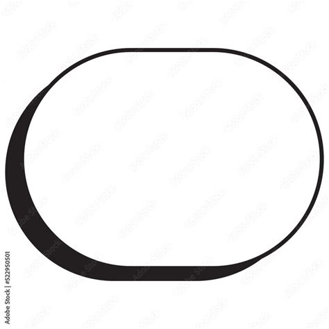 Rectangle Shape With Rounded Corner Drop Shadow Stock Vector Adobe Stock