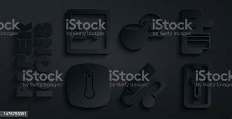 전기 연장 코드 디지털 도어록 온도 조절기 스마트 키 음성 도우미 및 아이콘을 설정합니다 벡터 3차원 형태에 대한 스톡 벡터 아트 및 기타 이미지 Istock