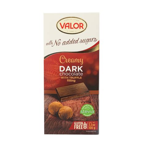 اشترِ Valor Sugar Free Dark Chocolate With Truffle Cream 100 G أونلاين