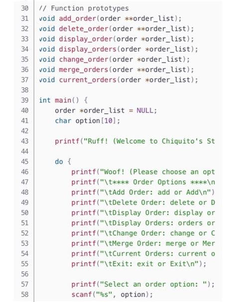 Solved I Need The Implementations Of The Functions In The