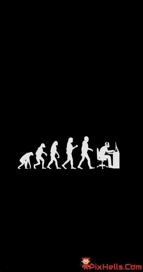 Human Evolution Iphone Wallpaper Android Wallpaper Vintage Funny