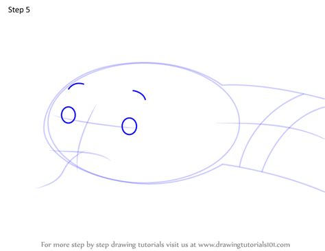 How To Draw Blue Snake From Tish Tash Tish Tash Step By Step DrawingTutorials101 Com