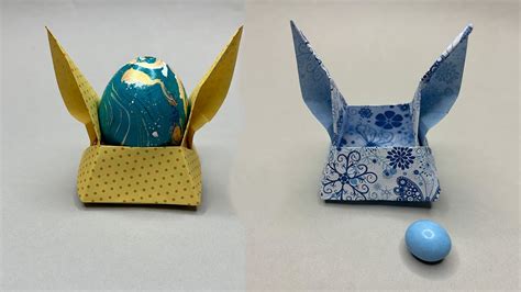 Diy Schneller Osterhasen Eierhalter Aus Papier Einfaches Basteln Für