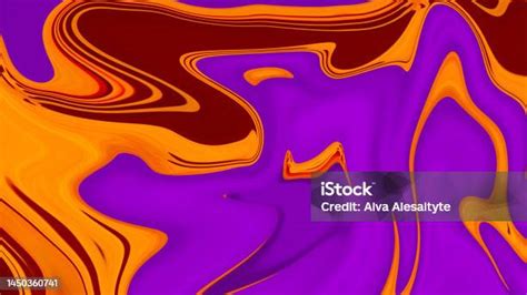 추상 액체 페인트 액화 그림 보라색 주황색 및 빨간색 다채로운 이미지 할로윈 테마 0명에 대한 스톡 벡터 아트 및 기타 이미지 0명 Vj 공포 무서움 Istock