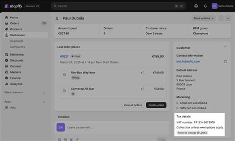 Capture Vat Numbers On The Checkout Page Sufio For Shopify