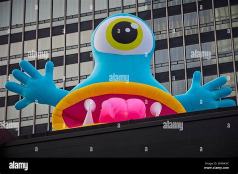 Monster Manchester Halloween Trail Of Inflatable Monsters Around The City Centre Landmark