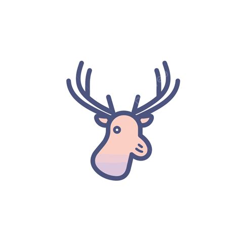 사슴 아이콘 벡터 일러스트 레이 션 엘크 직계 아이콘 평면 아이콘 Png 일러스트 및 벡터 에 대한 무료 다운로드