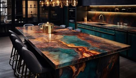 Premium Ai Image A Mesmerizing Marble Effect With Swirling Patterns