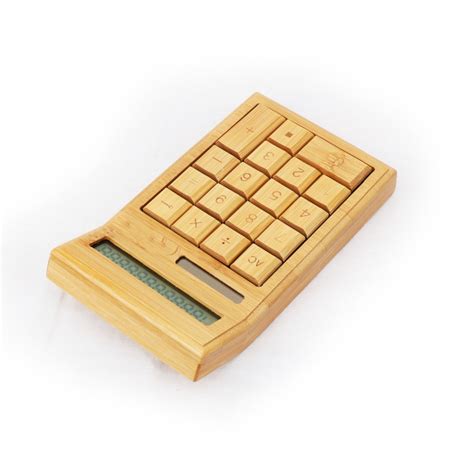 Bamboo Office Calculator 12 Digit Lcd Display Scho Grandado