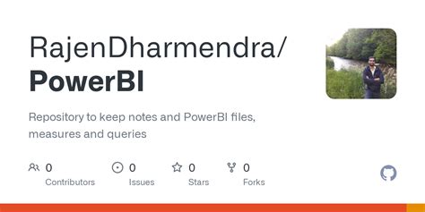 GitHub RajenDharmendra PowerBI Repository To Keep Notes And PowerBI Files Measures And Queries