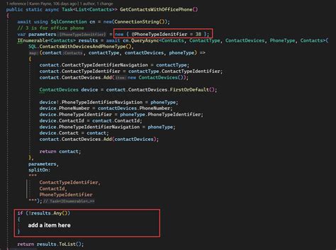 I Am Using Sqlite And Dapper I Need To Bypass An Exception Error And