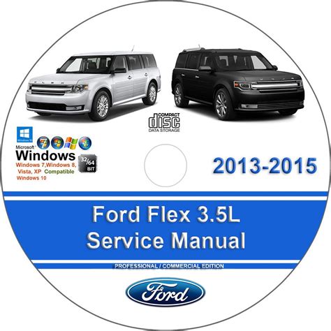 Ford Flex 2013 2014 2015 Factory Workshop Service Repair Manual Wiring On Cd Etsy