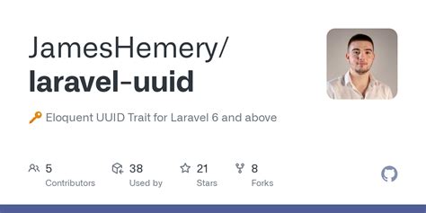 Github Jameshemerylaravel Uuid Key Eloquent Uuid Trait For