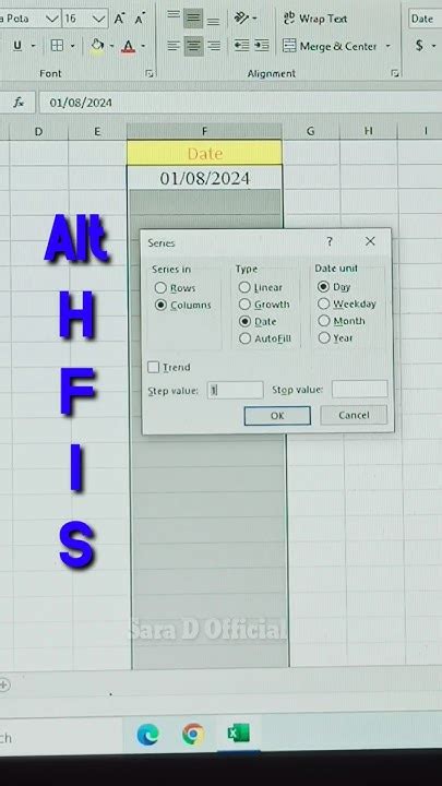 Ms Excel Date Shortkey Viral 🔥😮🥀 Computer Youtubeshorts Shortsviral