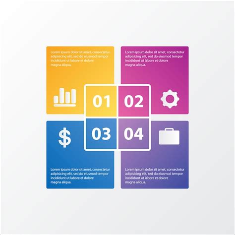 Premium Vector Flat Graph Data Chart Template