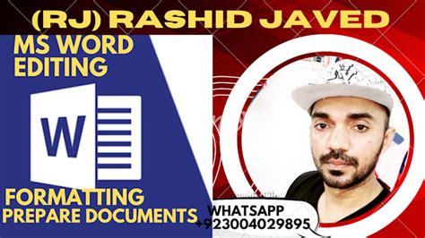 Make All Types Of Documents Formatting Editing In Ms Word By Rashidjaved786 Fiverr