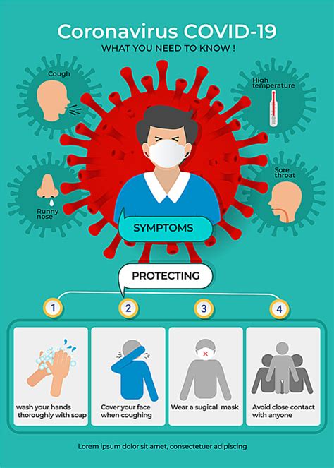 유토이미지 코로나 바이러스 예방 포스터