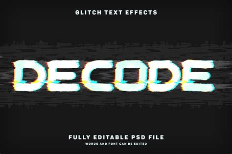 Artstation 3d Decode Psd Fully Editable Text Effect Layer Style Psd