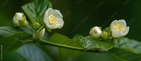 This Close Up Photo Showcases The Intricate Details Of A Flower On A