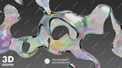 Premium Psd Abstract Holographic For Design Asset