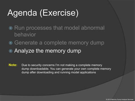 Fundamentals Of Complete Crash And Hang Memory Dump Analysis Ppt