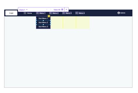 axure tutorial top menu bar axureboutique