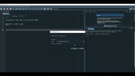 how to create a python project in spyder youtube