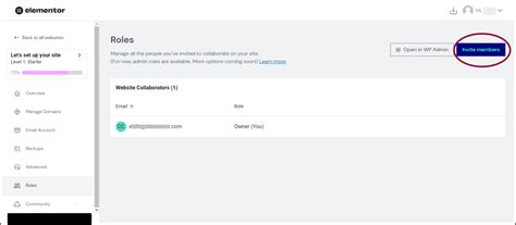 Add Users To Your Website Elementor