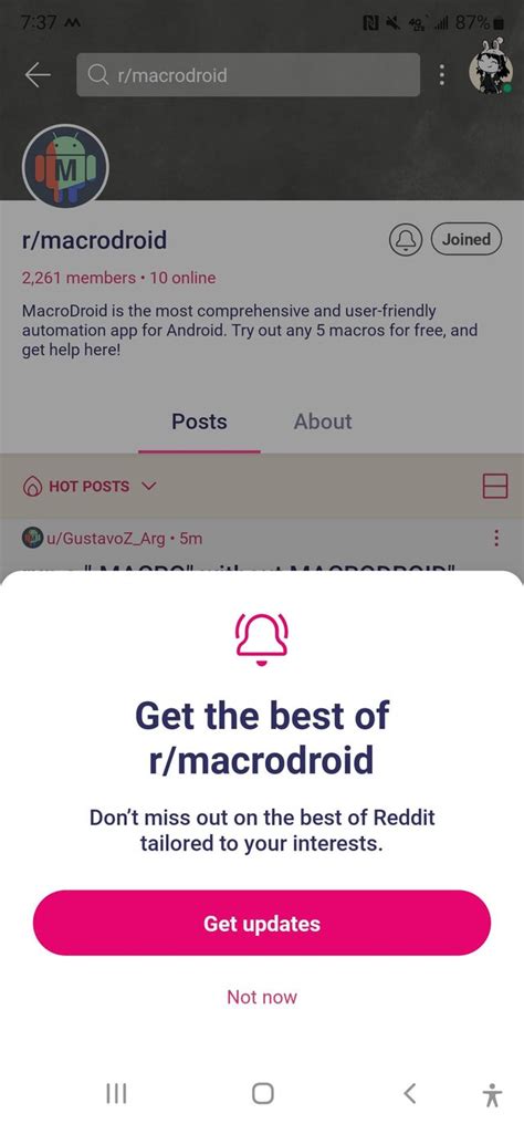 [android][2022 30 0 548620] Im Sick Of Being Asked For Notifications Updates For Each Reddit