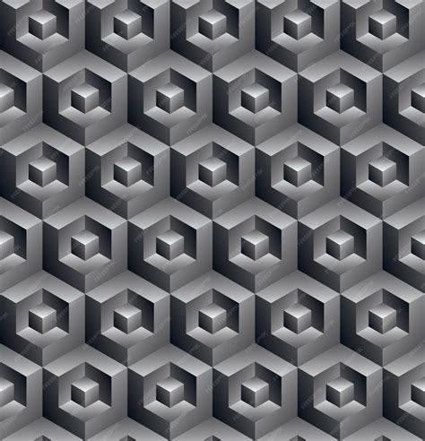 Premium Vector Futuristic Continuous Black And White Pattern Illusive Motif Abstract