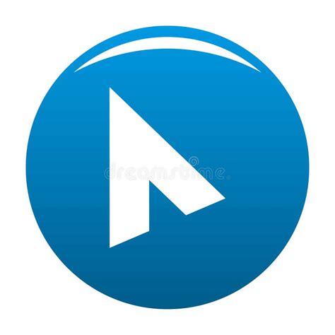 Cursor Modern Element Icon Blue Vector Stock Vector Illustration Of