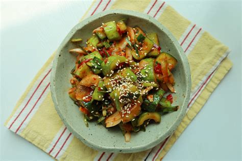 오이깍두기 밀가루풀 대신 이걸 넣어보세요