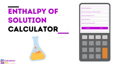 Enthalpy Of Solution Calculator Online