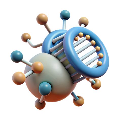 Stunning Minimalist Dna Molecule With Digital Data Overlay Cutout