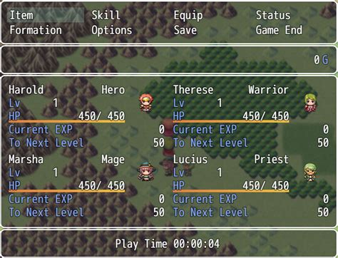 Alt Menu Screen Phantasia Mv Plugin Rpg Maker Mz Plugins