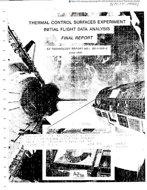 Pdf Initial Flight Data Analysis Final Report Nasa Initial Flight Data Analysis Final