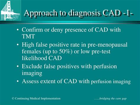 Ppt Clinical Evaluation Of Cad Diagnostic Testing For Ischaemia