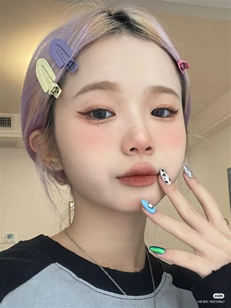 𝑘𝑤𝑎𝑘𝑖𝑒 Makeup Tutorial Eyeshadow Lip Makeup Tutorial Cute Korean Girl