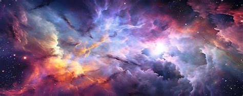 Premium Ai Image Cloudy Nebula In Space